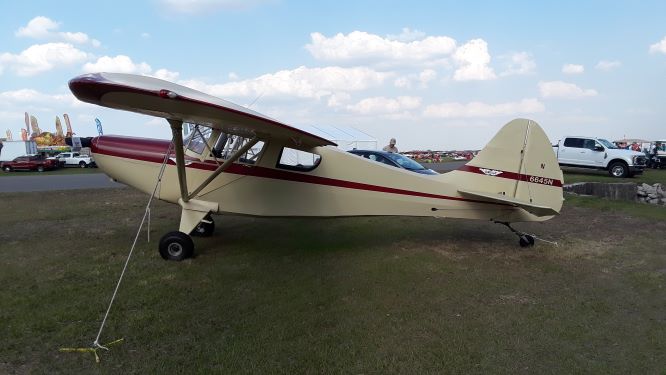 Chuck Tripp's Ultra-Rare 4 Place, Model 15A Taylorcraft - SUN 'n FUN ...